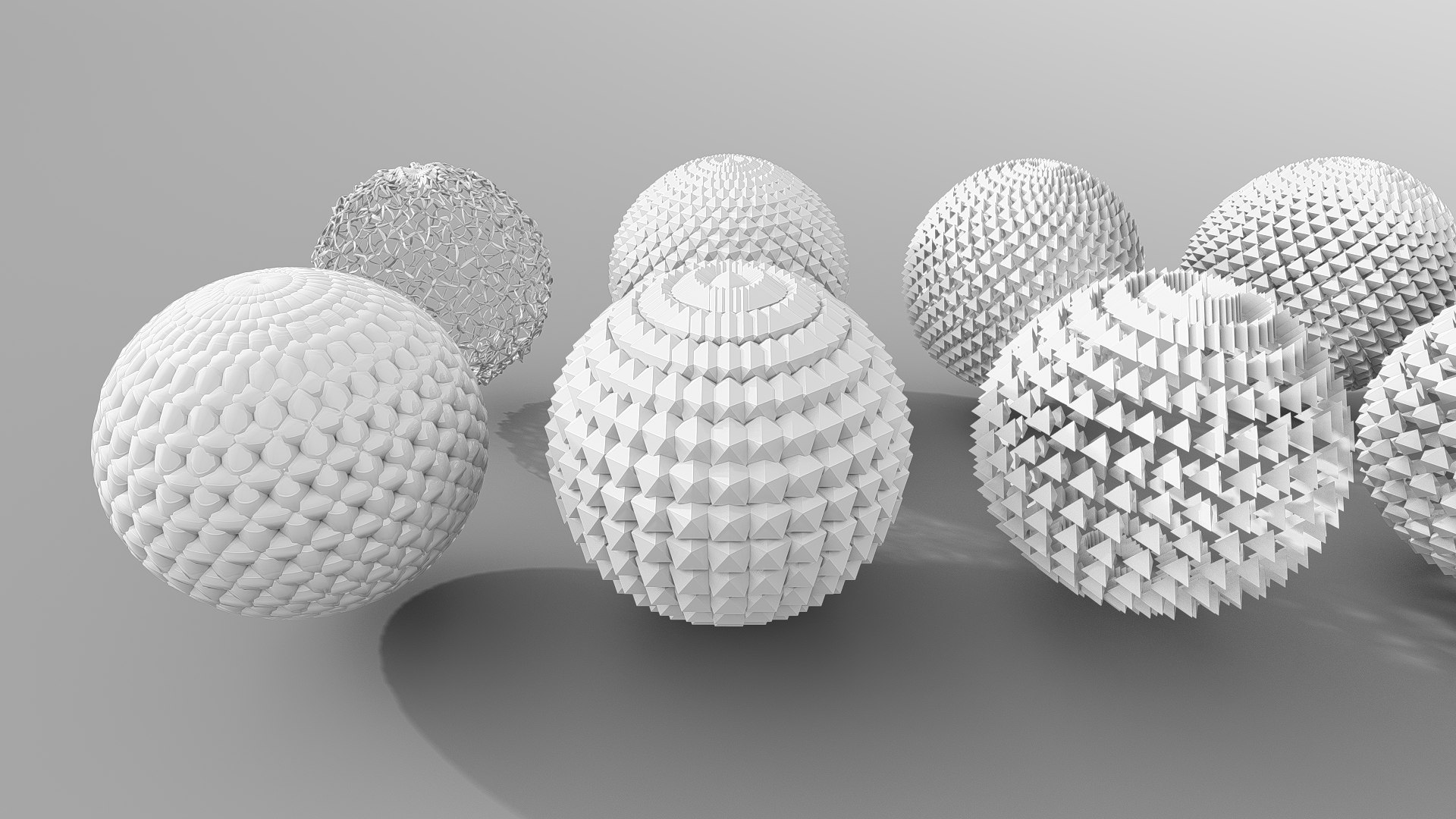 Various Shape Spheres Pack 3D Model - TurboSquid 1783466