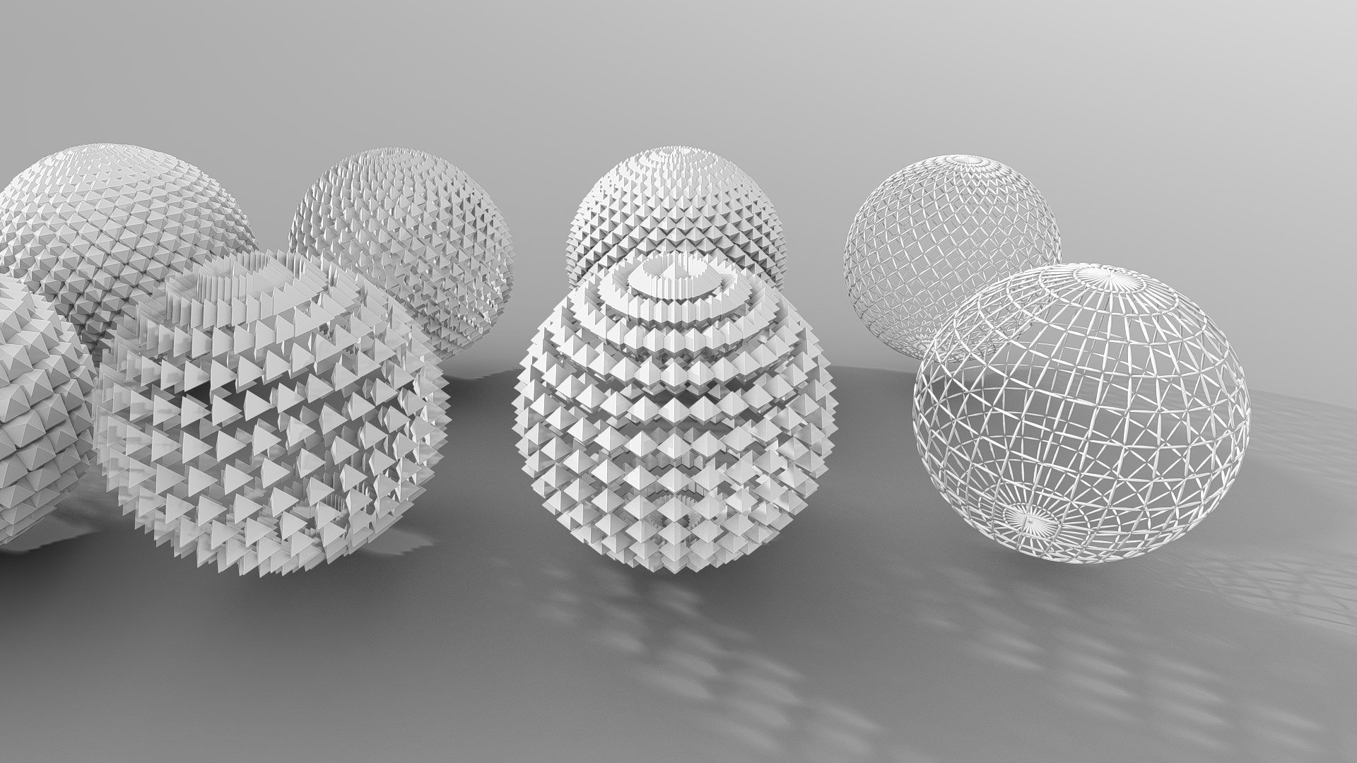 Various Shape Spheres Pack 3D Model - TurboSquid 1783466