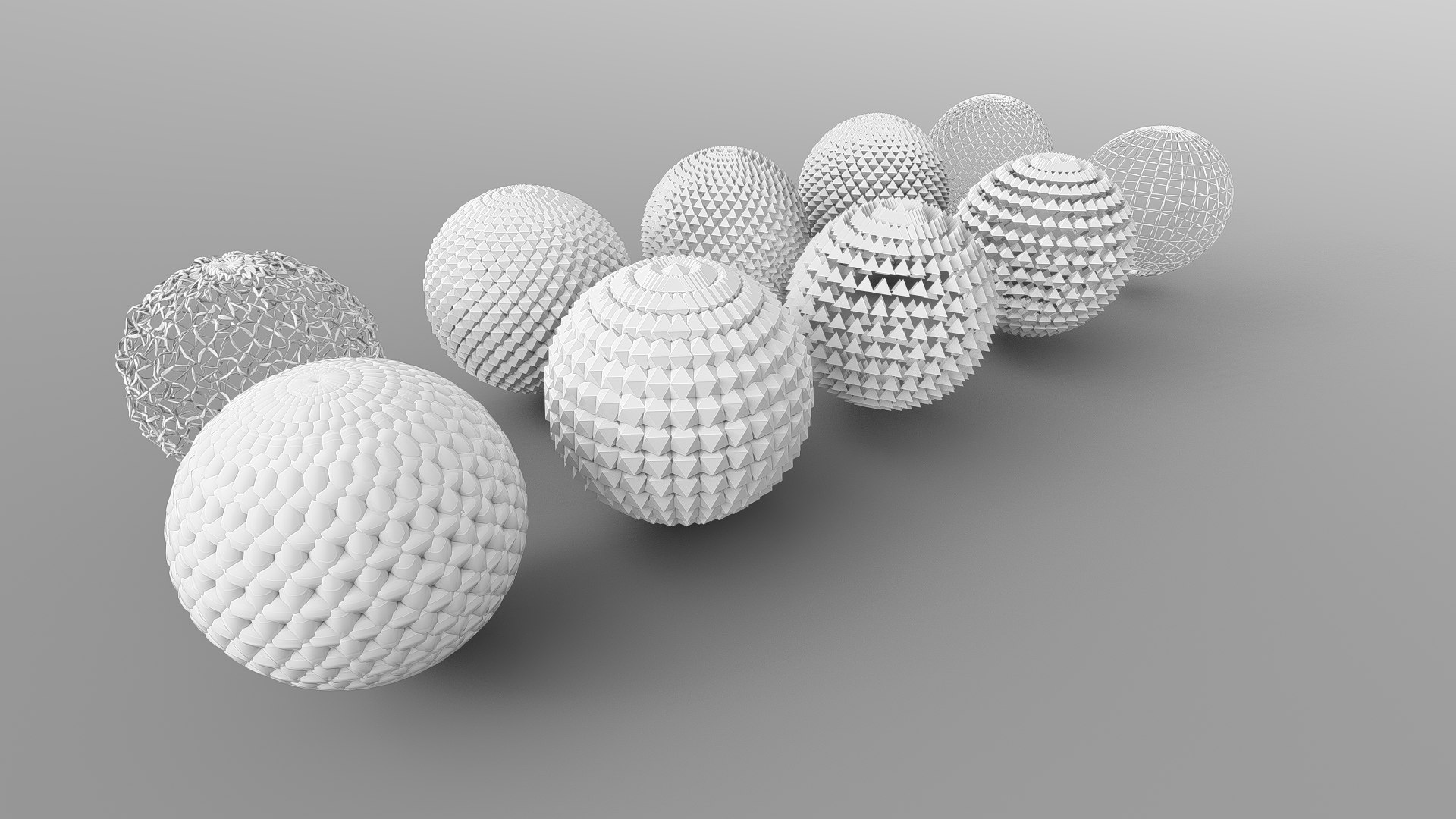 Various Shape Spheres Pack 3D Model - TurboSquid 1783466