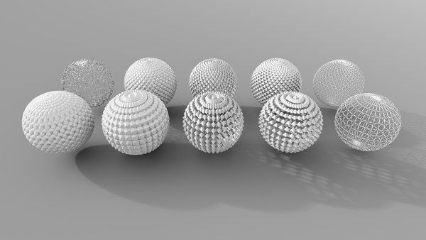 Various Shape Spheres Pack 3D model - TurboSquid 1783466