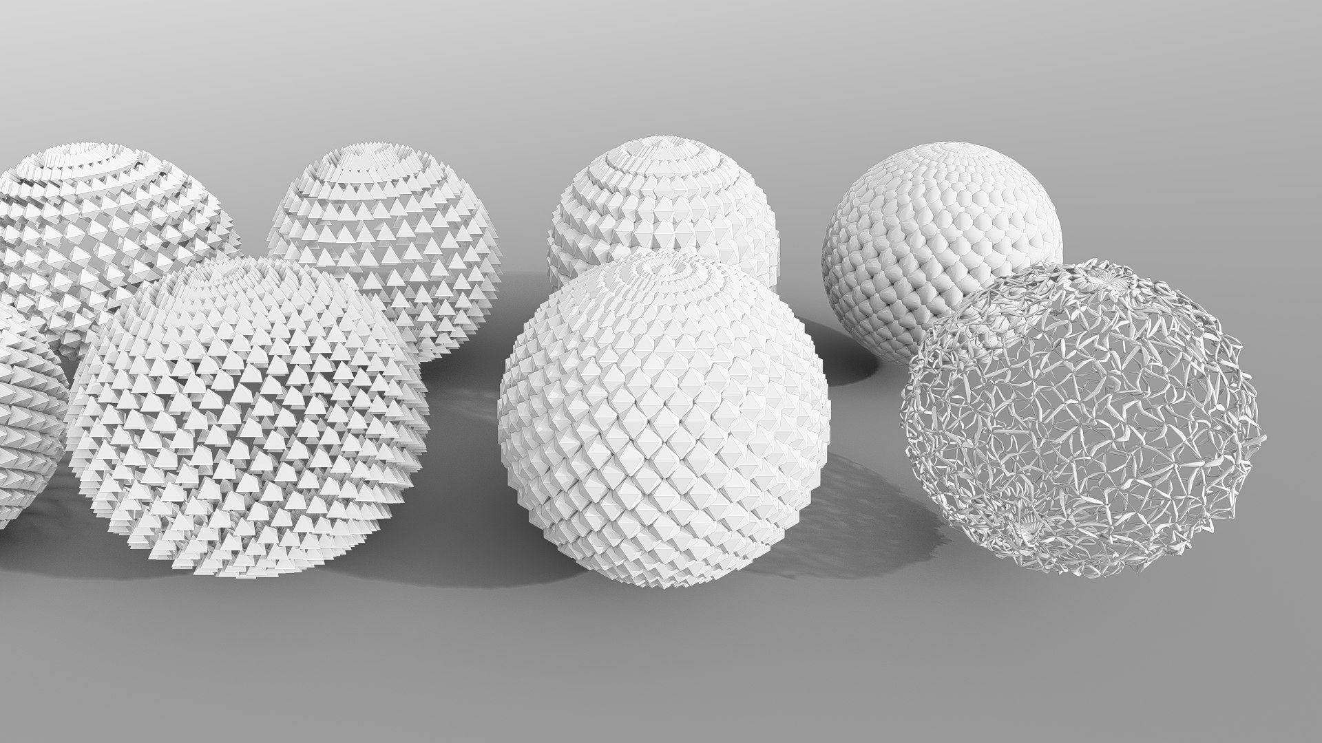 Various Shape Spheres Pack 3D Model - TurboSquid 1783466