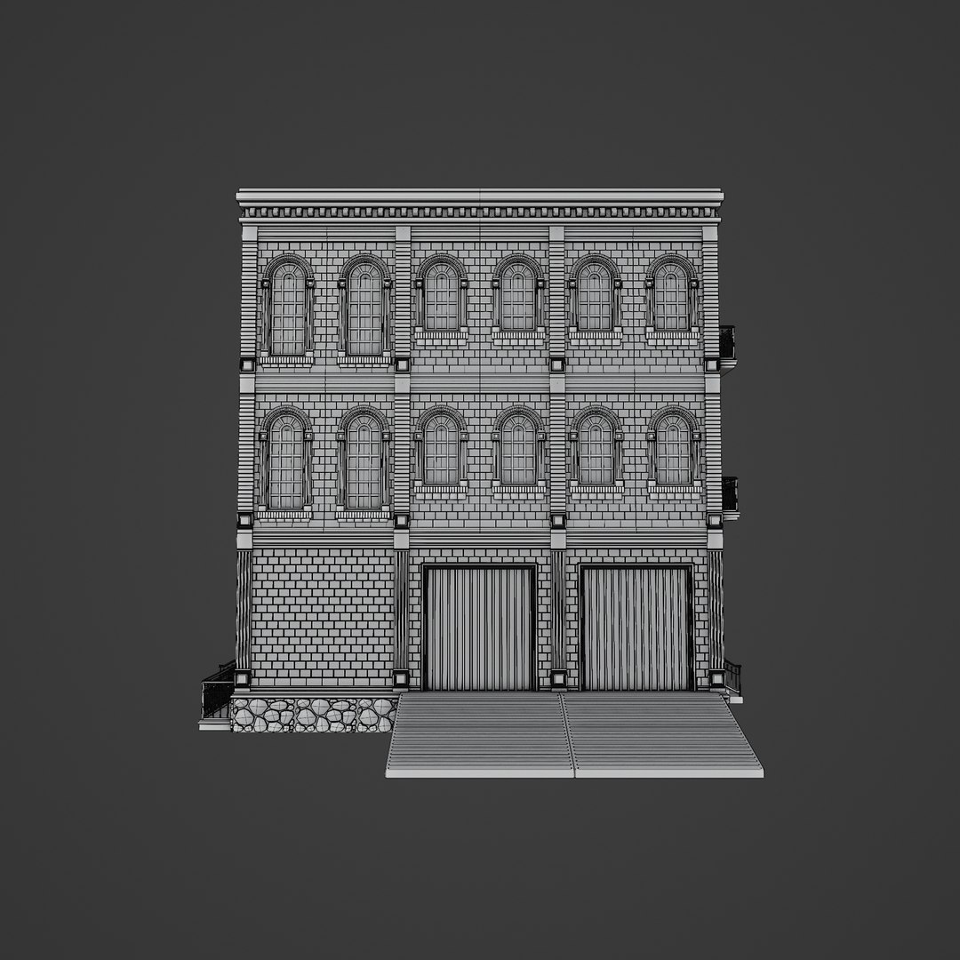 3D MODULAR BUILDING WITH INTERIOR KITBASH 03 - TurboSquid 2264953