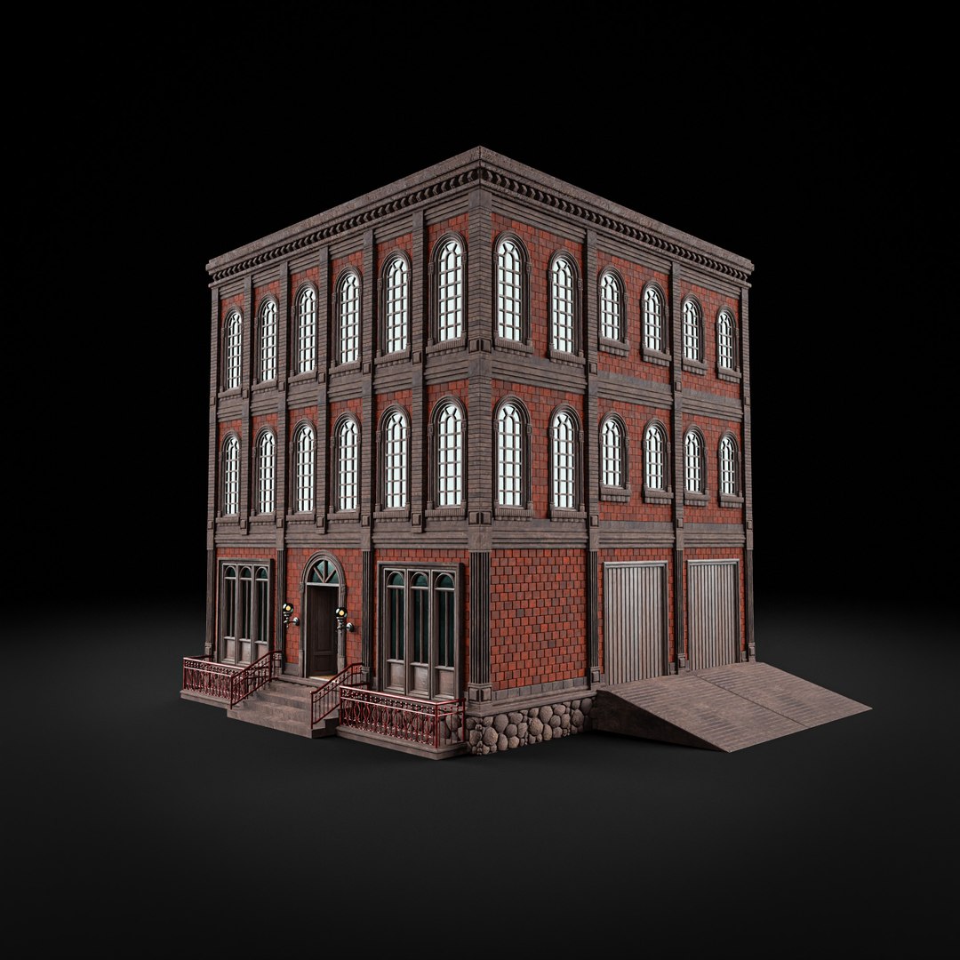 3D MODULAR BUILDING WITH INTERIOR KITBASH 03 - TurboSquid 2264953