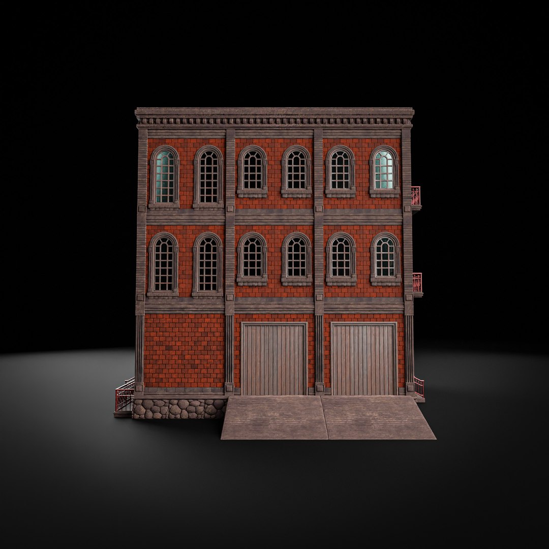 3D MODULAR BUILDING WITH INTERIOR KITBASH 03 - TurboSquid 2264953