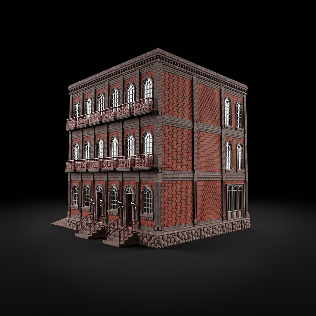 3D MODULAR BUILDING WITH INTERIOR KITBASH 03 - TurboSquid 2264953