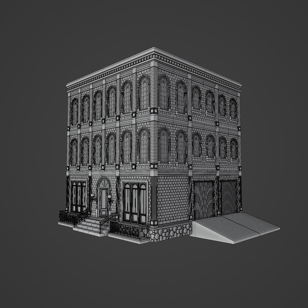 3D MODULAR BUILDING WITH INTERIOR KITBASH 03 - TurboSquid 2264953