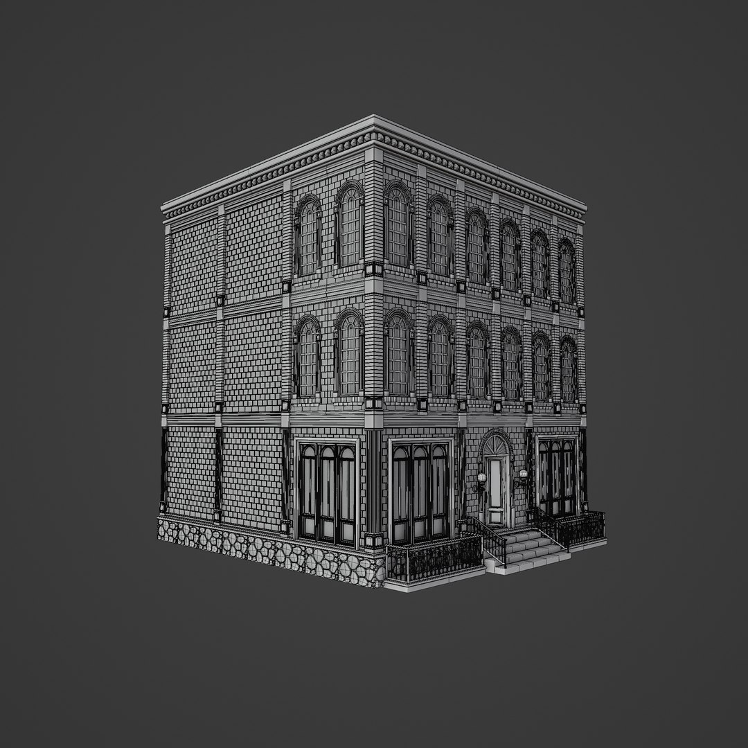 3D MODULAR BUILDING WITH INTERIOR KITBASH 03 - TurboSquid 2264953