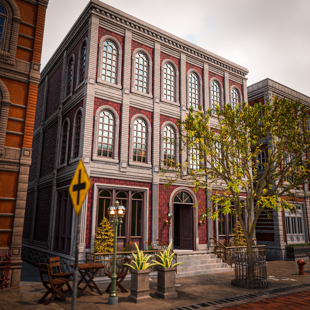 3D MODULAR BUILDING WITH INTERIOR KITBASH 03 - TurboSquid 2264953