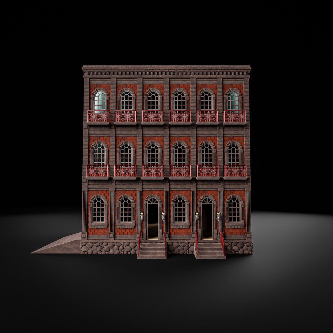 3D MODULAR BUILDING WITH INTERIOR KITBASH 03 - TurboSquid 2264953