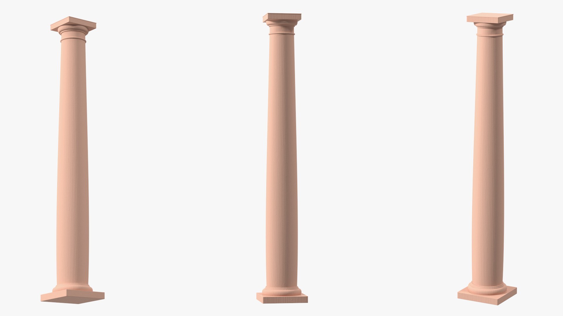 Smooth Sandstone Column 3D Model - TurboSquid 2143593