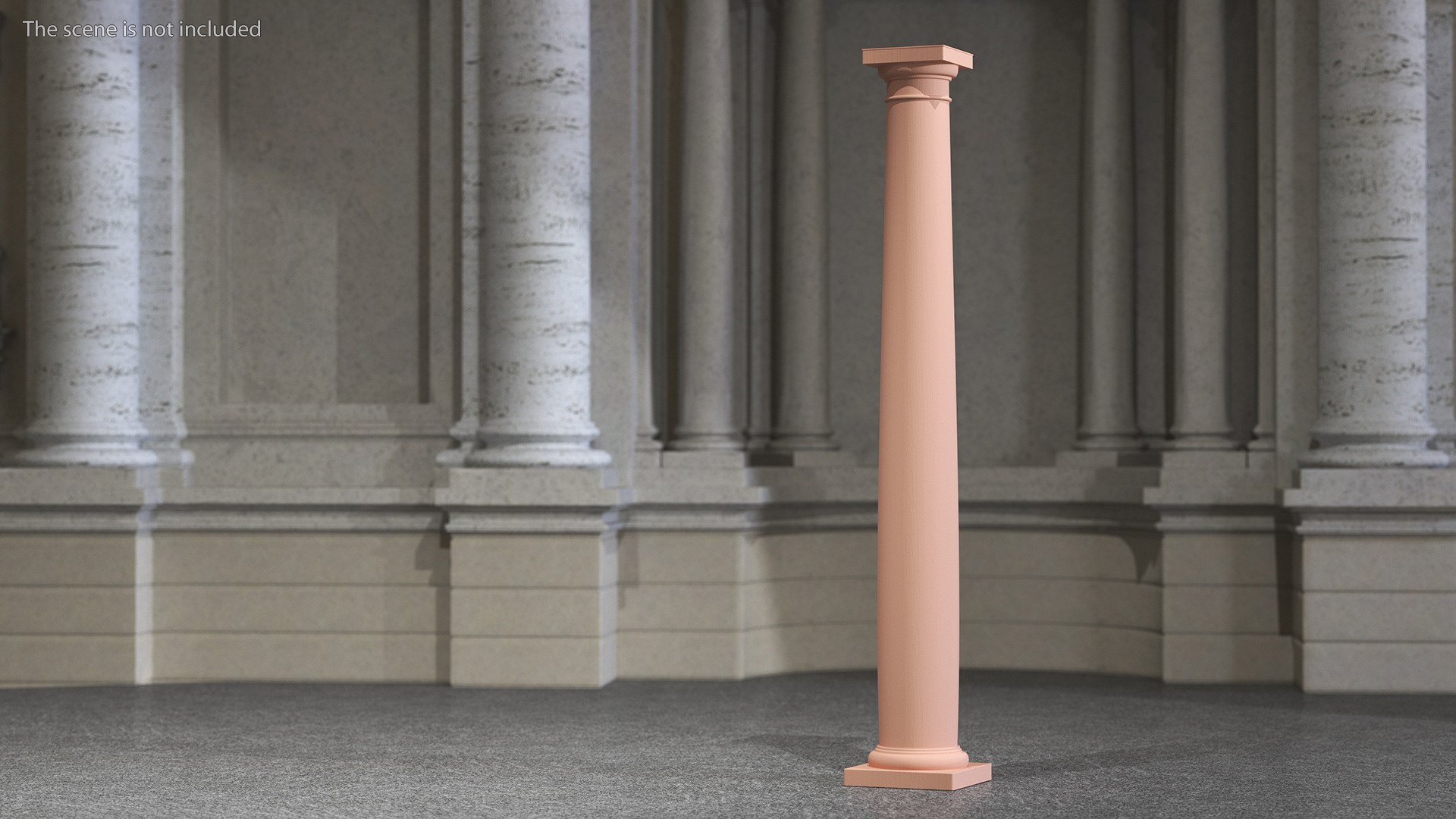 Smooth Sandstone Column 3D Model - TurboSquid 2143593