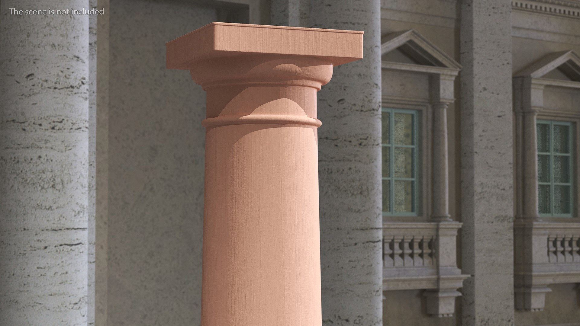 Smooth Sandstone Column 3D Model - TurboSquid 2143593