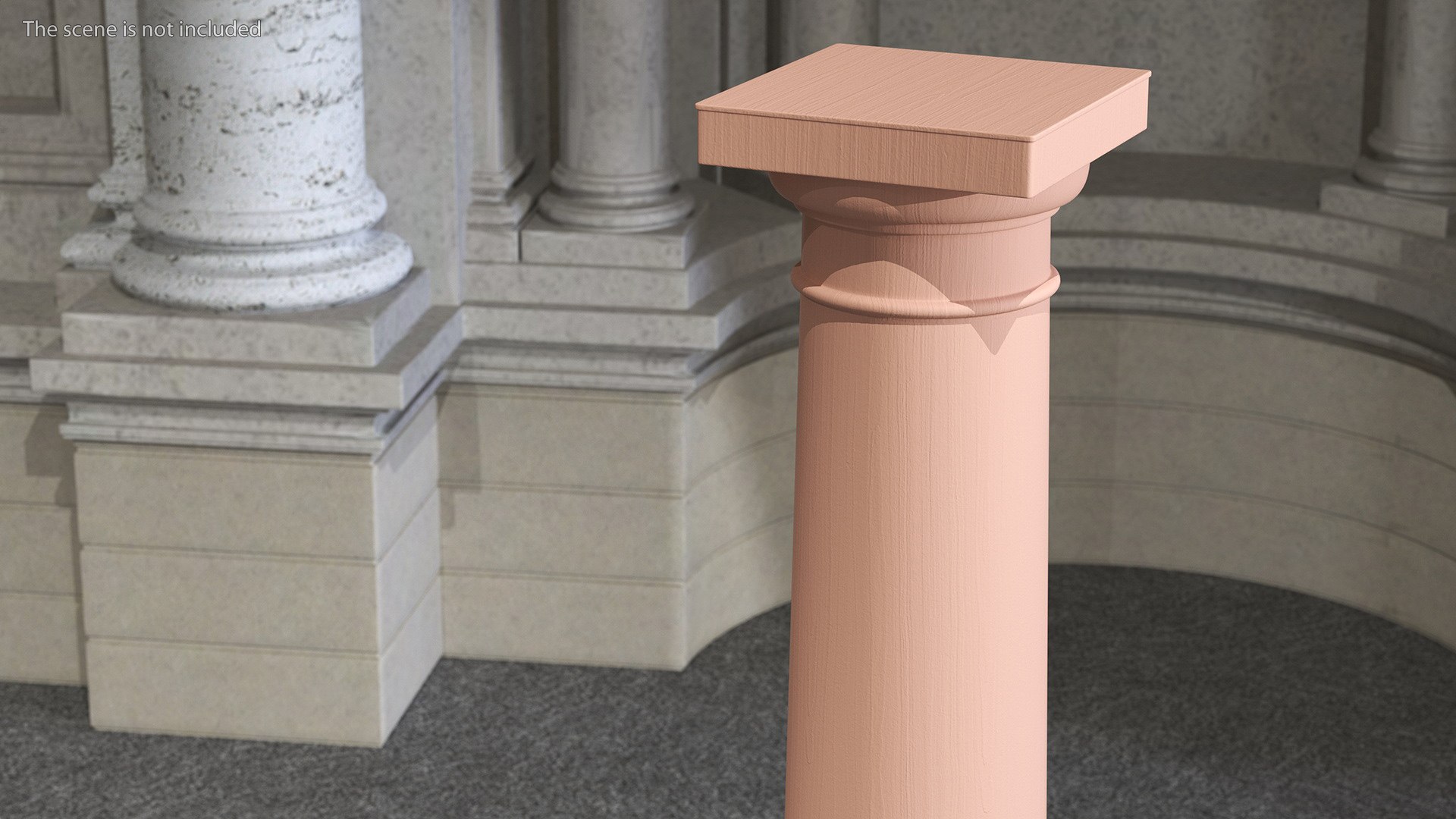Smooth Sandstone Column 3D model - TurboSquid 2143593