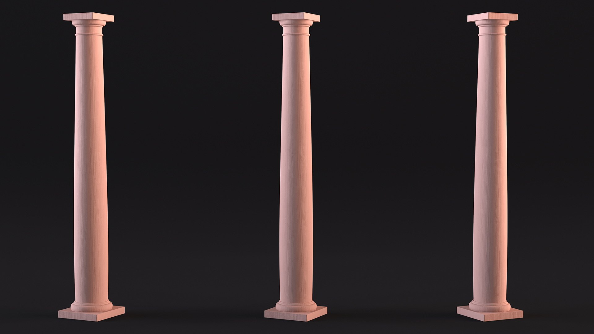 Smooth Sandstone Column 3D Model - TurboSquid 2143593