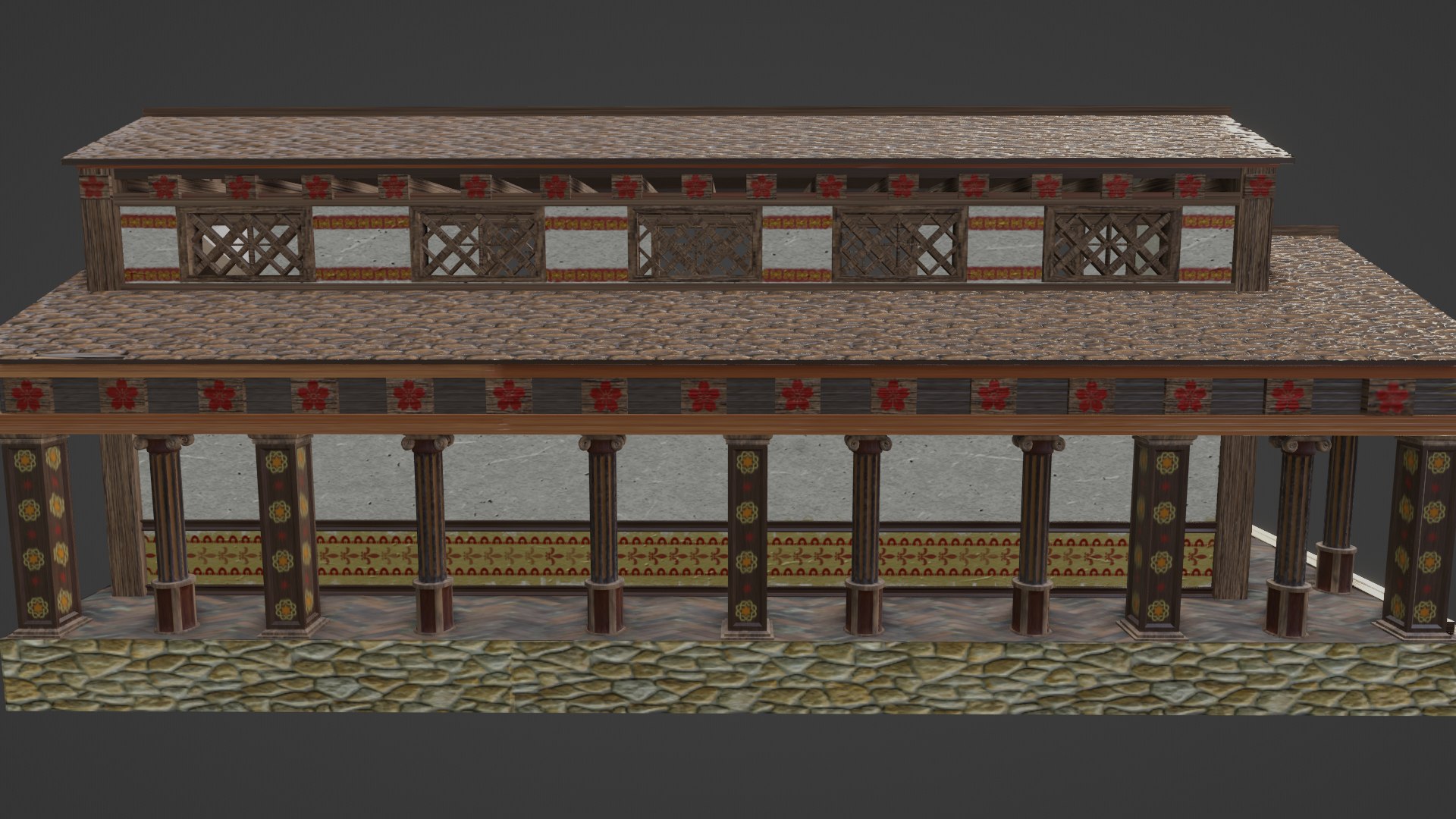 Ancient Public Building 3D Model - TurboSquid 1950720