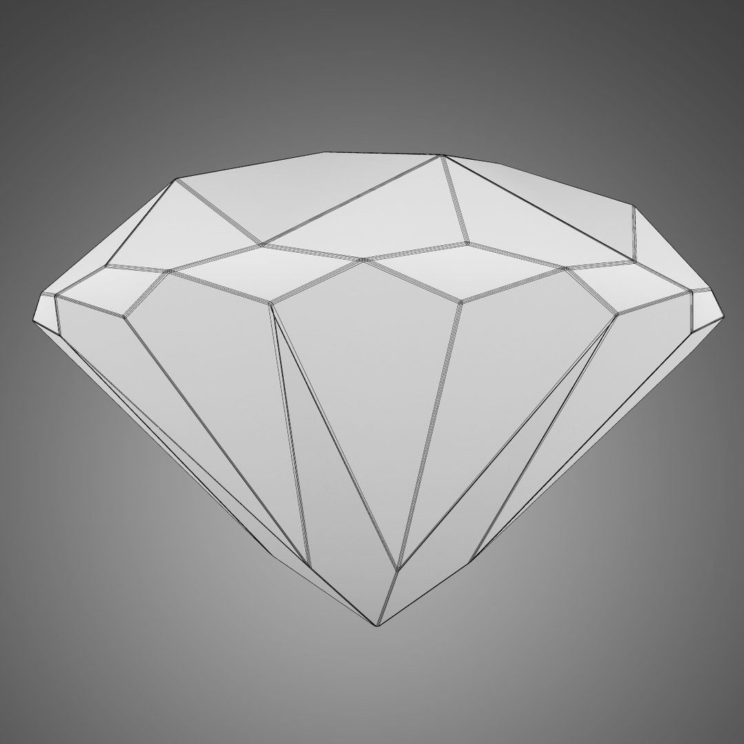 Diamond Materials Animation 3d Obj