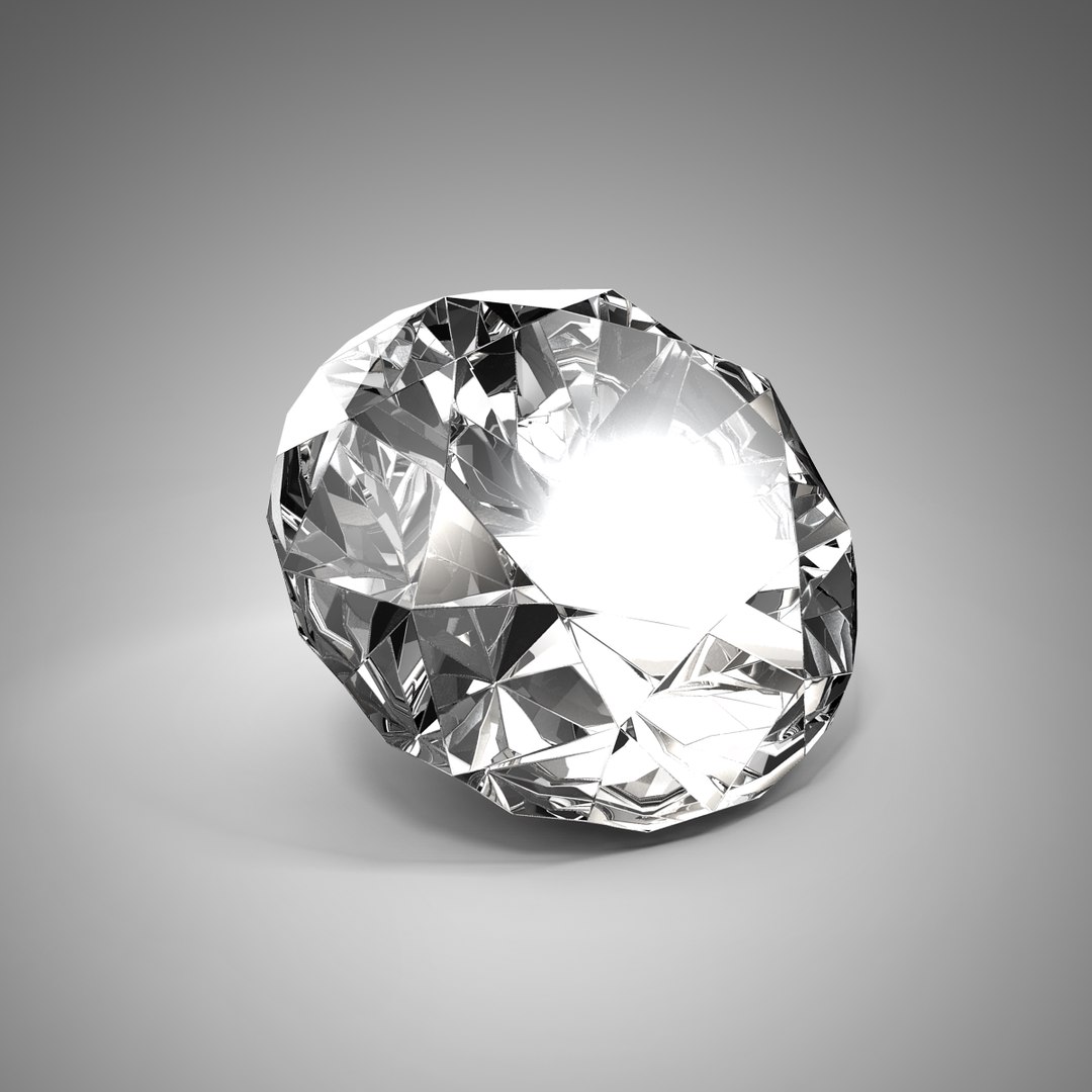 Diamond Materials Animation 3d Obj