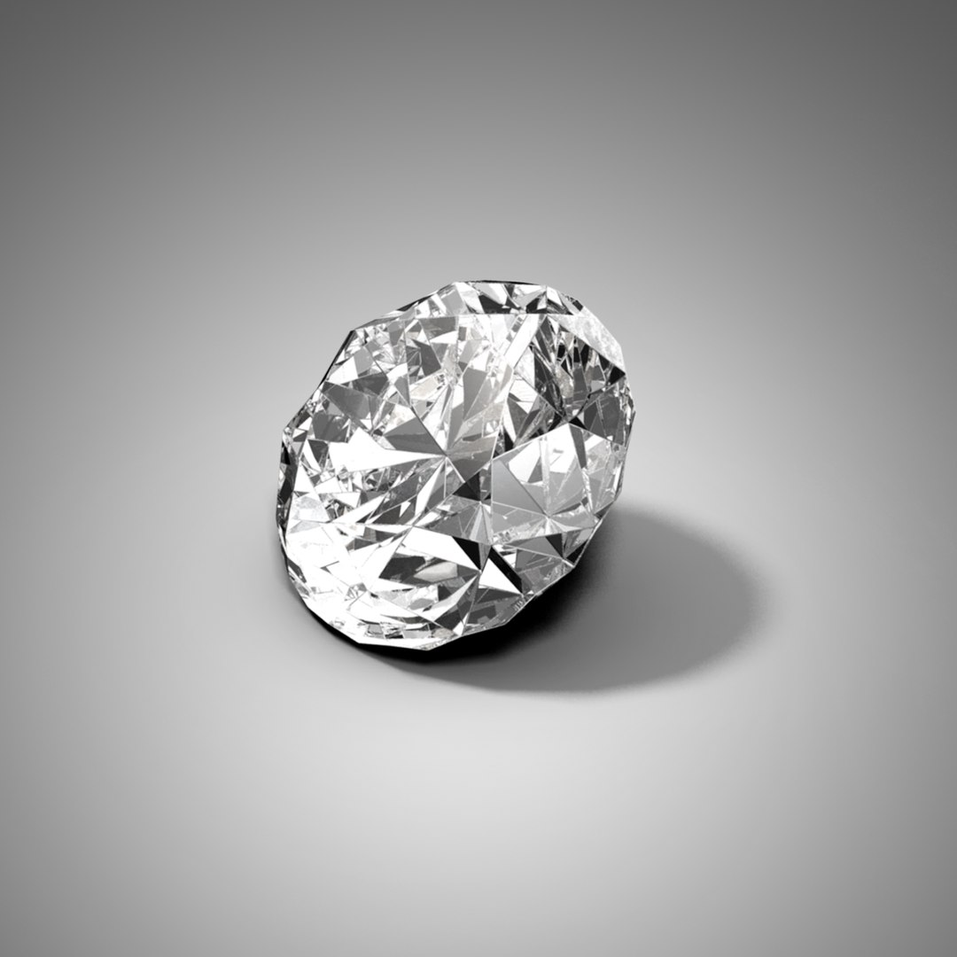 Diamond Materials Animation 3d Obj