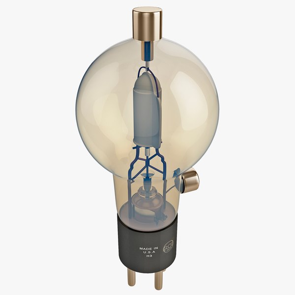 3d model power vacuum tube rca