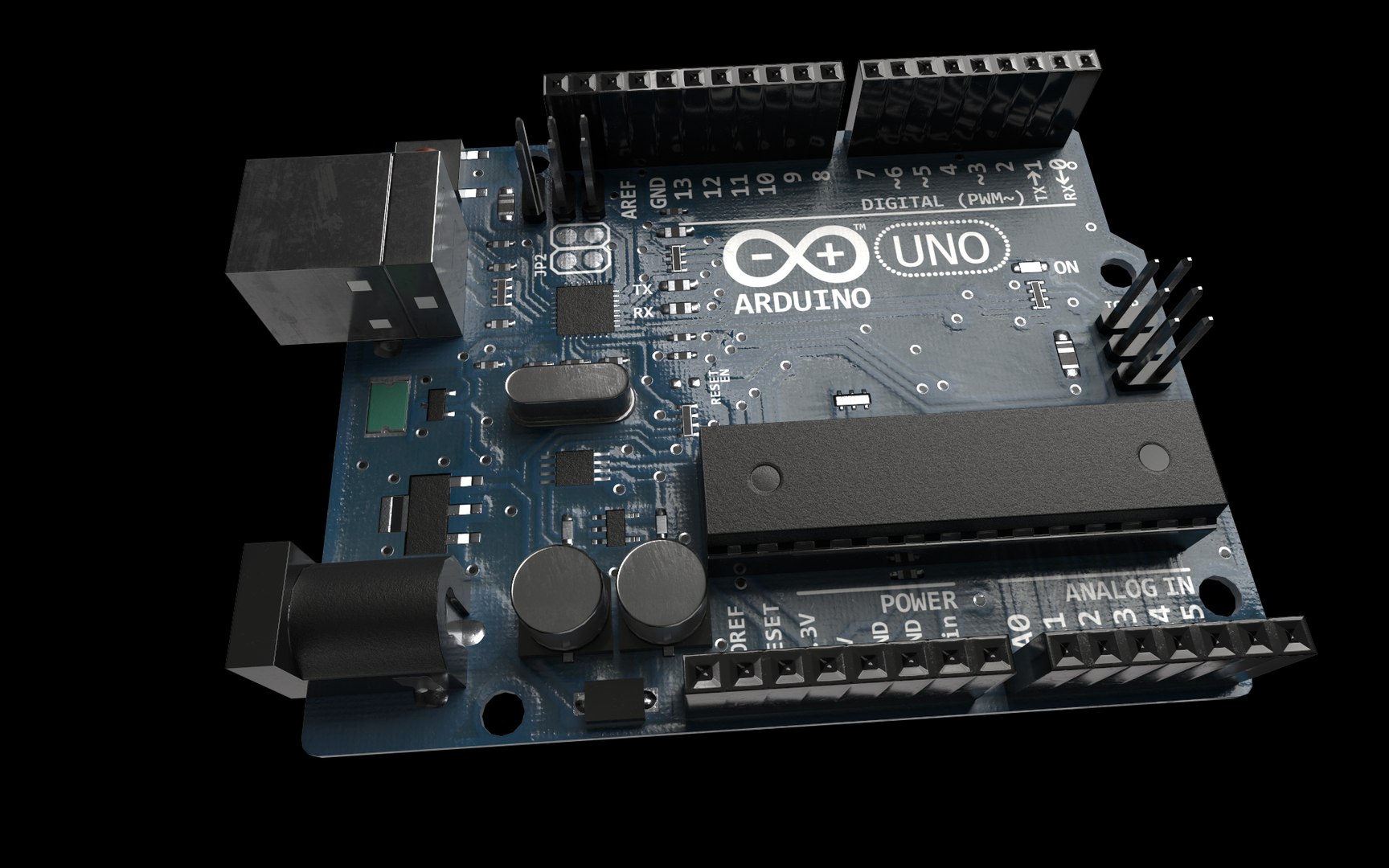 3D Arduino UNO LowPoly Model - TurboSquid 1881391