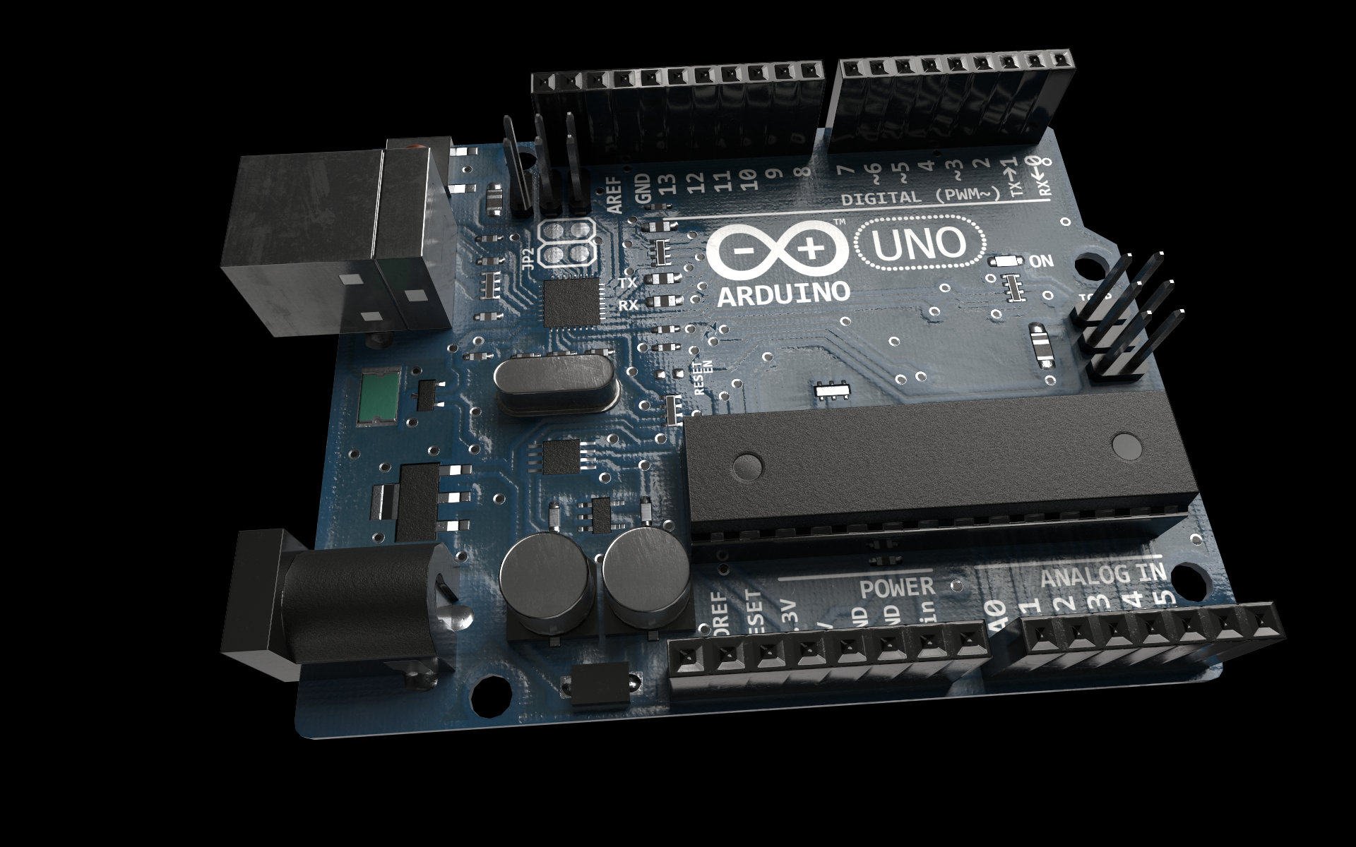 3D Arduino UNO LowPoly model - TurboSquid 1881391