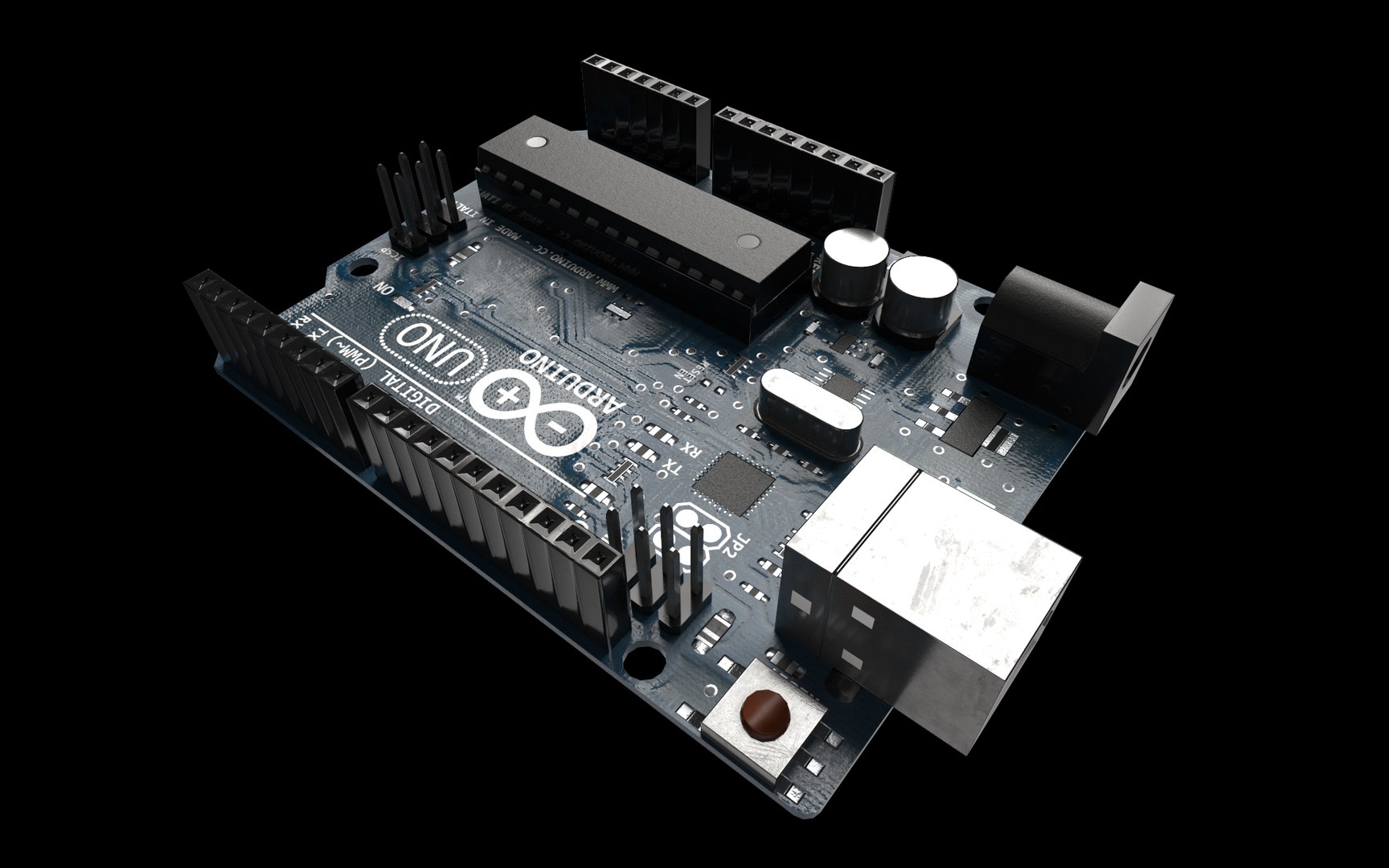 3D Arduino UNO LowPoly Model - TurboSquid 1881391