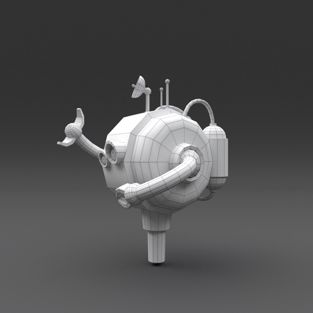 Robot blender rigged 3D model - TurboSquid 1288407