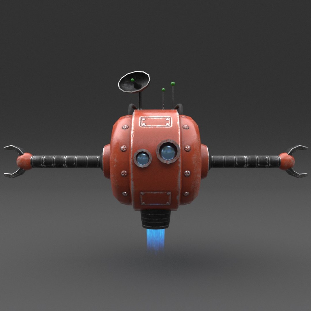 Robot blender rigged 3D model - TurboSquid 1288407
