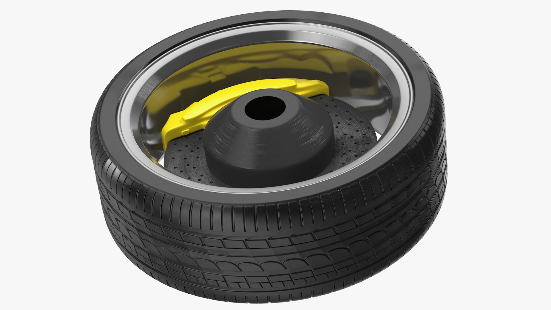 Sports car wheel tire model - TurboSquid 1500063