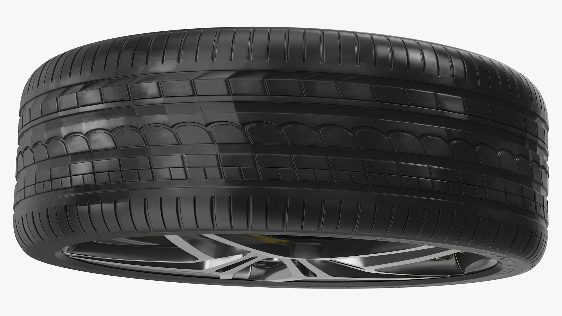Sports car wheel tire model - TurboSquid 1500063