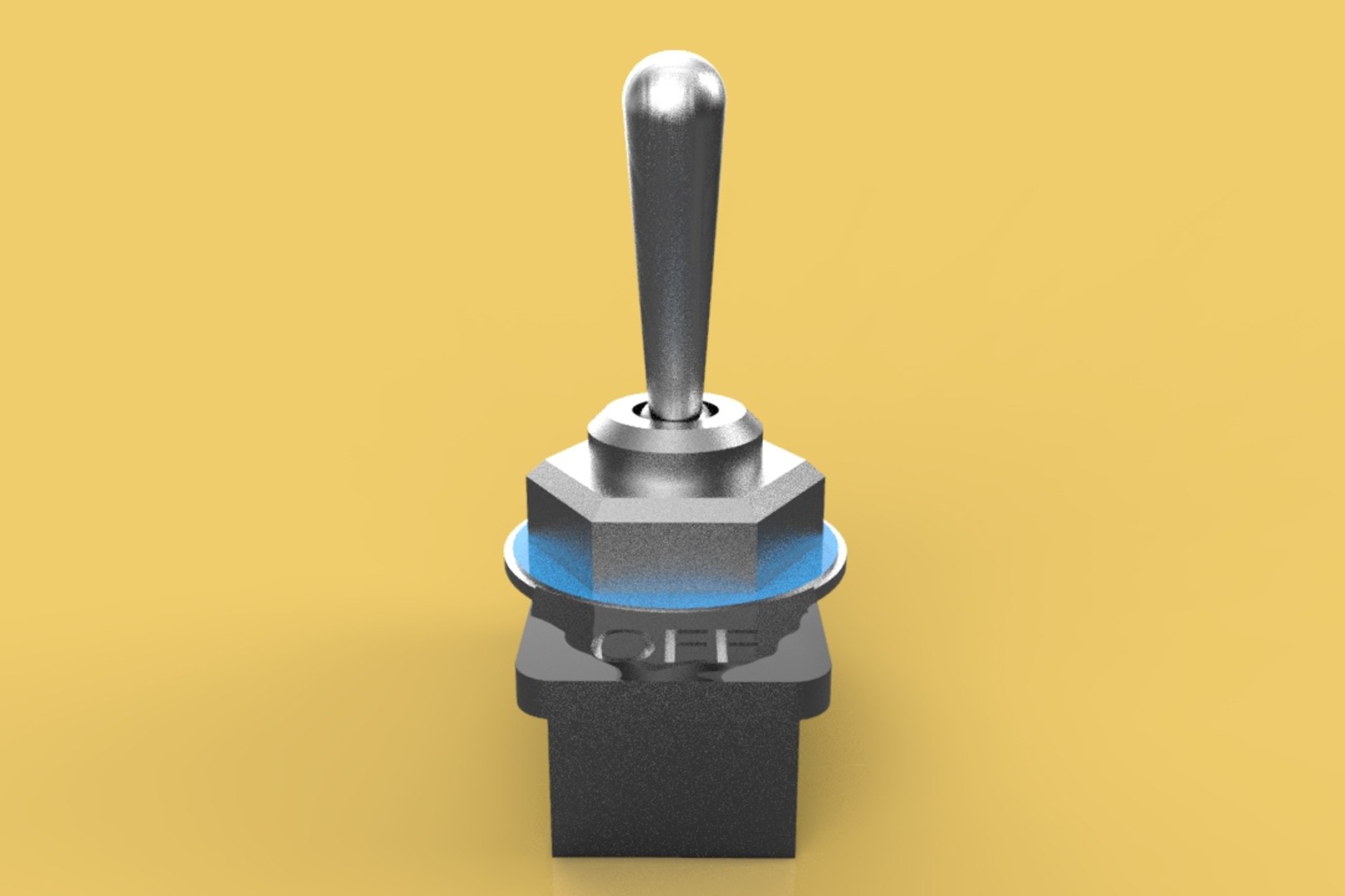 3D Contact Toggle Switch Model - TurboSquid 1487506