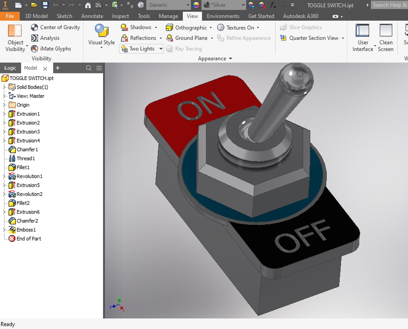 3D Contact Toggle Switch Model - TurboSquid 1487506
