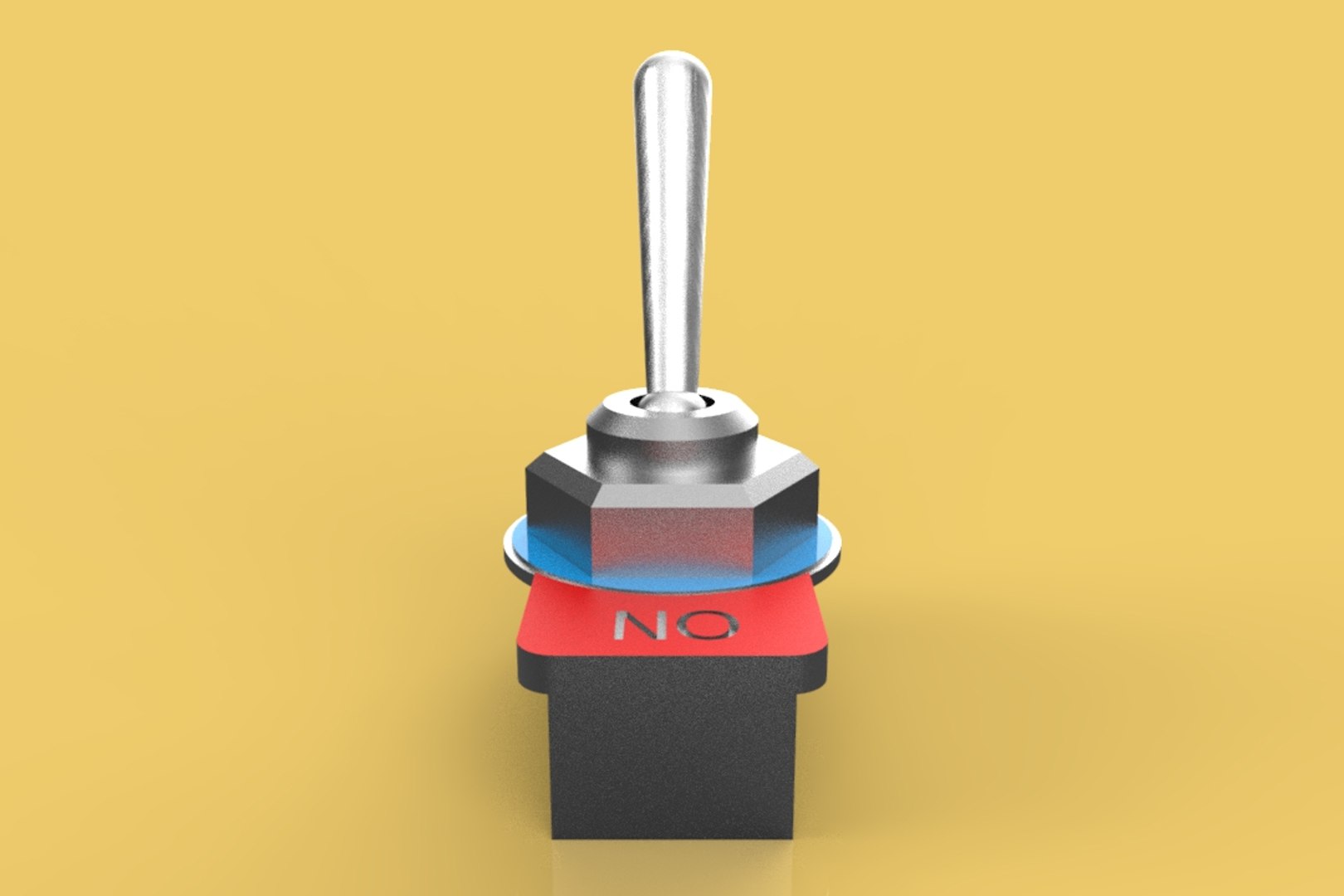 3D Contact Toggle Switch Model - TurboSquid 1487506