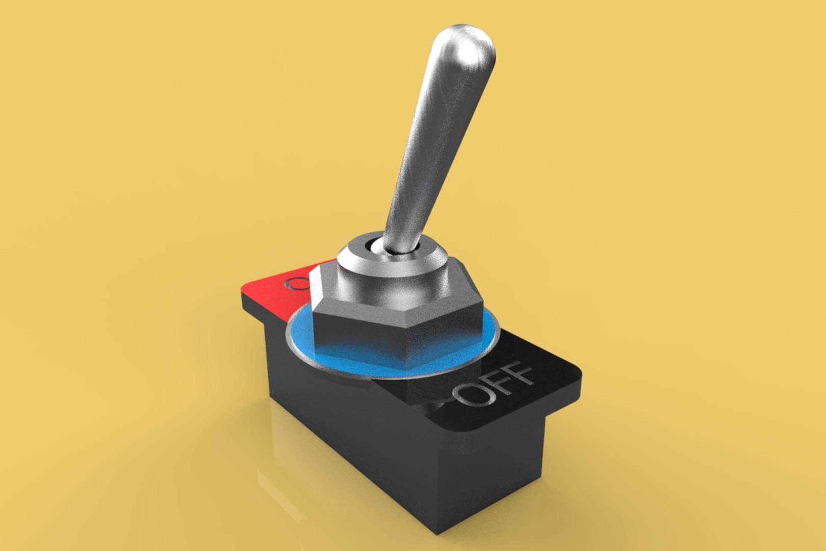 3D Contact Toggle Switch Model - TurboSquid 1487506