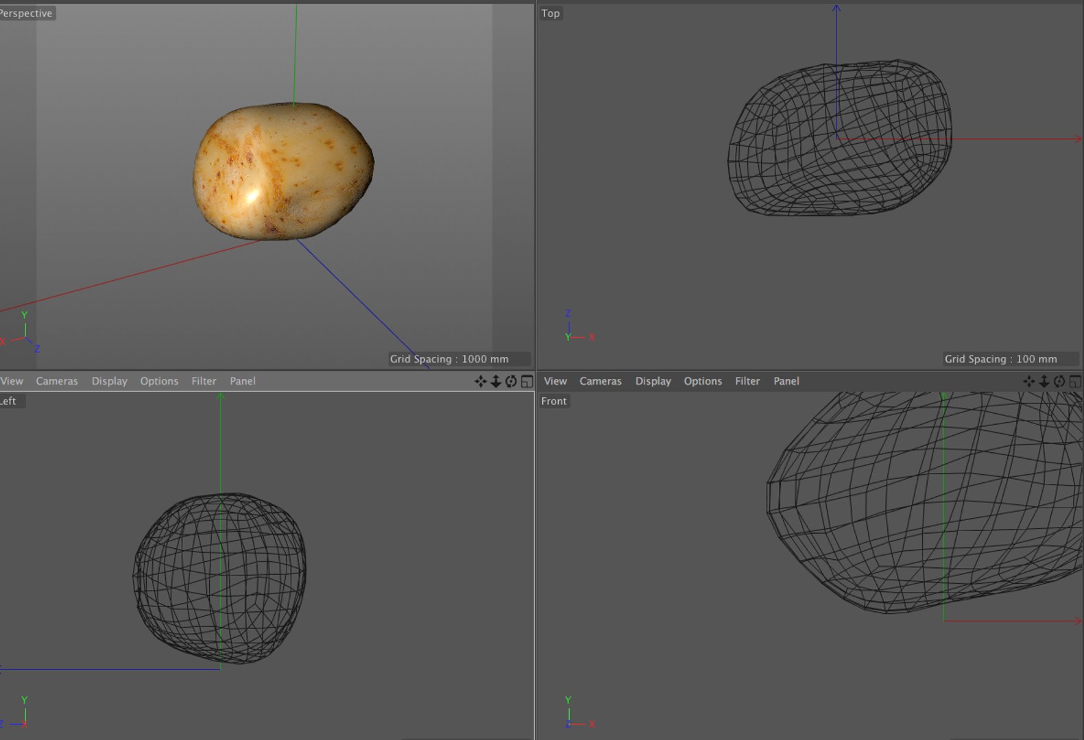 Potato 3D Model - TurboSquid 1544562