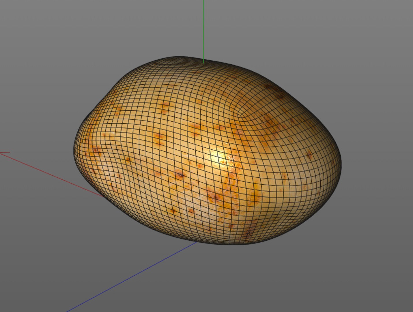 Potato 3D Model - TurboSquid 1544562