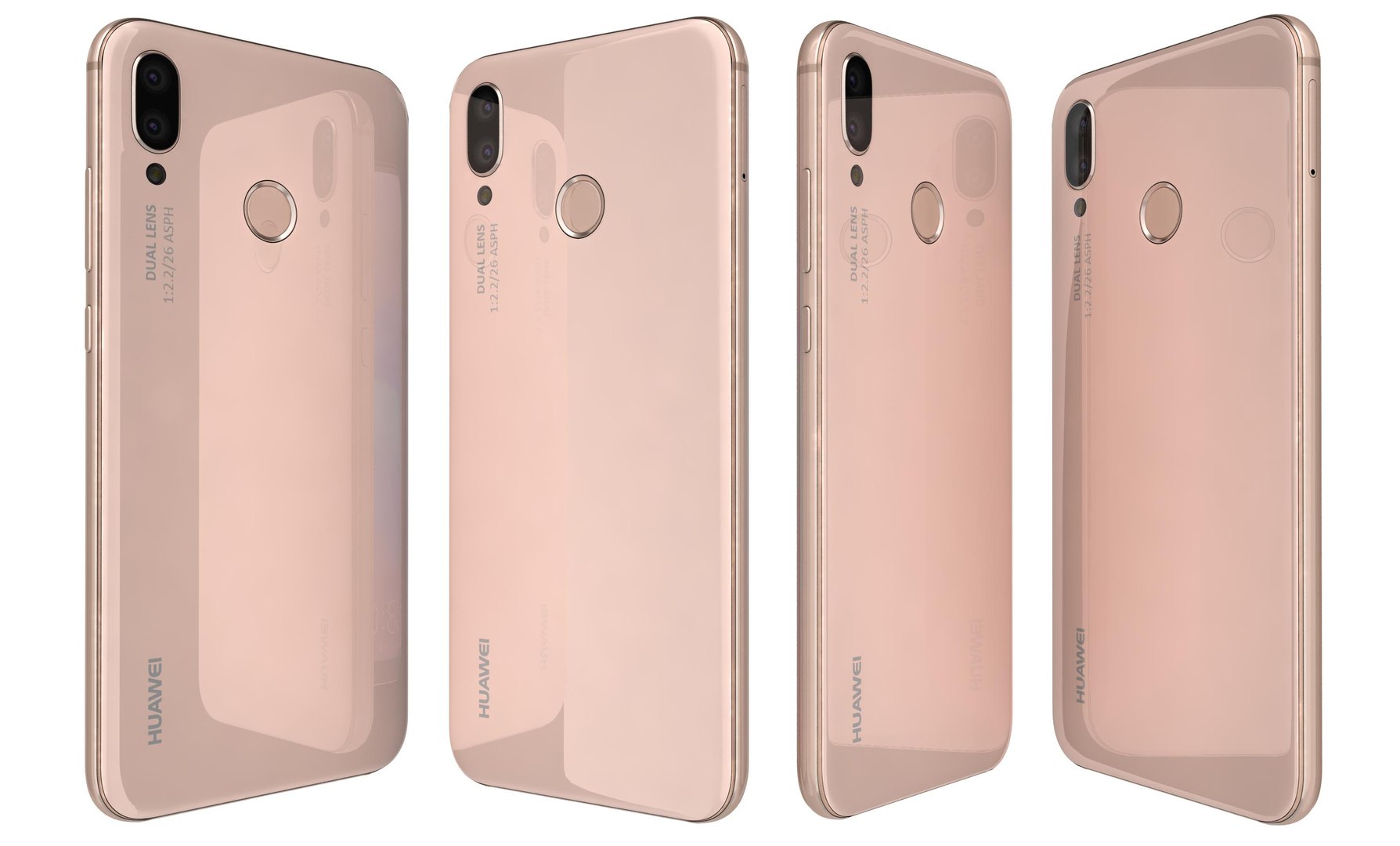 3D Model Huawei P20 Lite Colors - TurboSquid 1274908