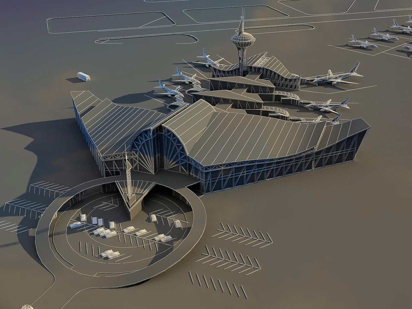 3d Model Airport
