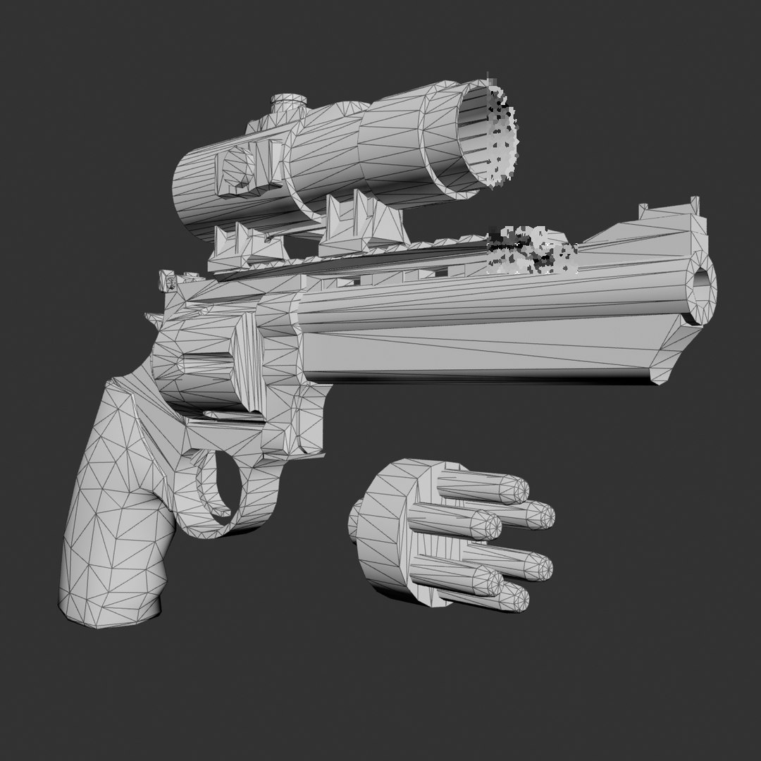 3d 44 magnum model