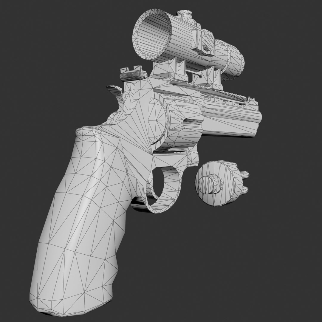3d 44 magnum model