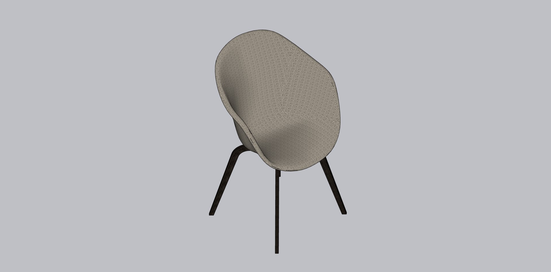 3D Chair By Boconcept CHAISE HAUGE - TurboSquid 2065073