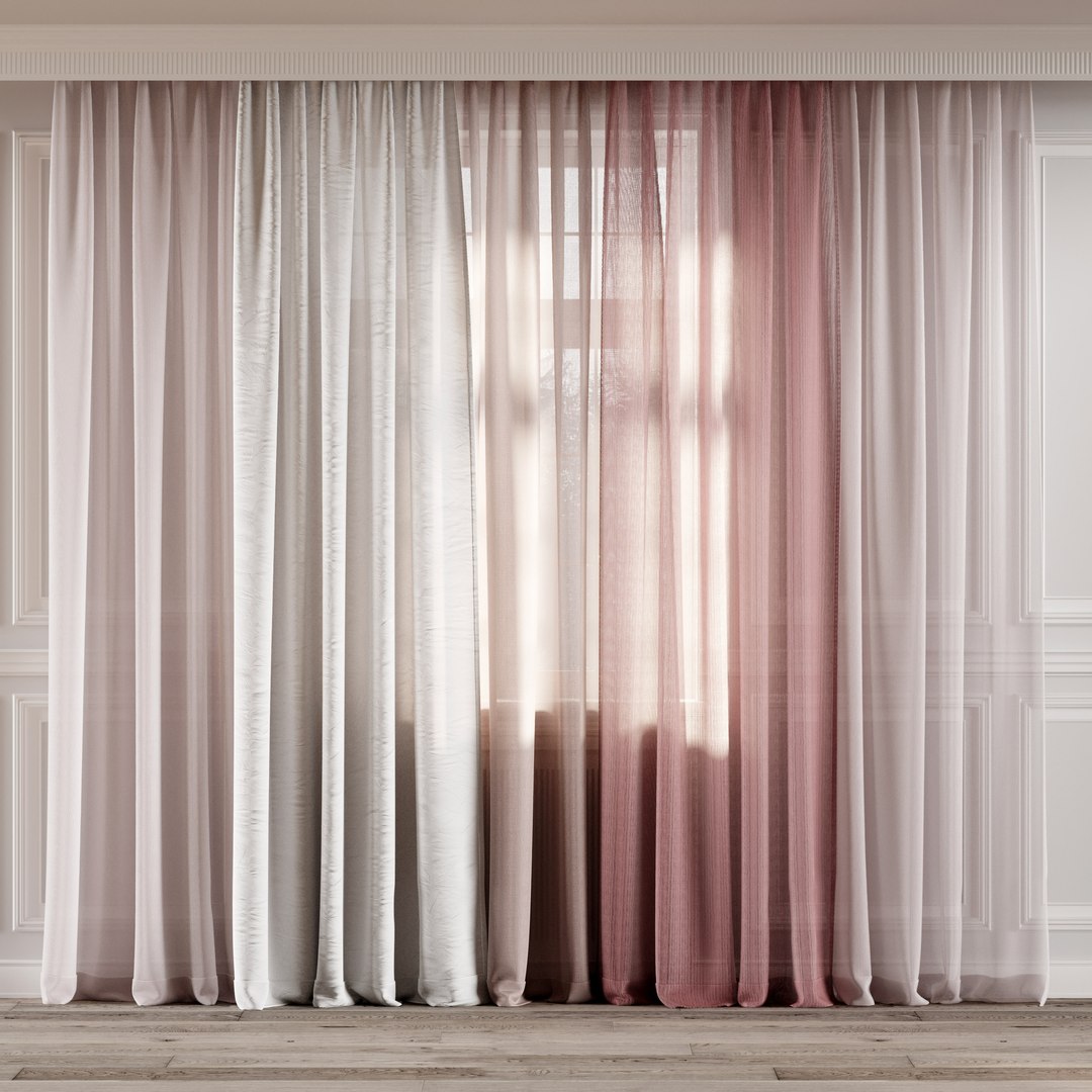 3D CURTAINS 551C model - TurboSquid 2182058