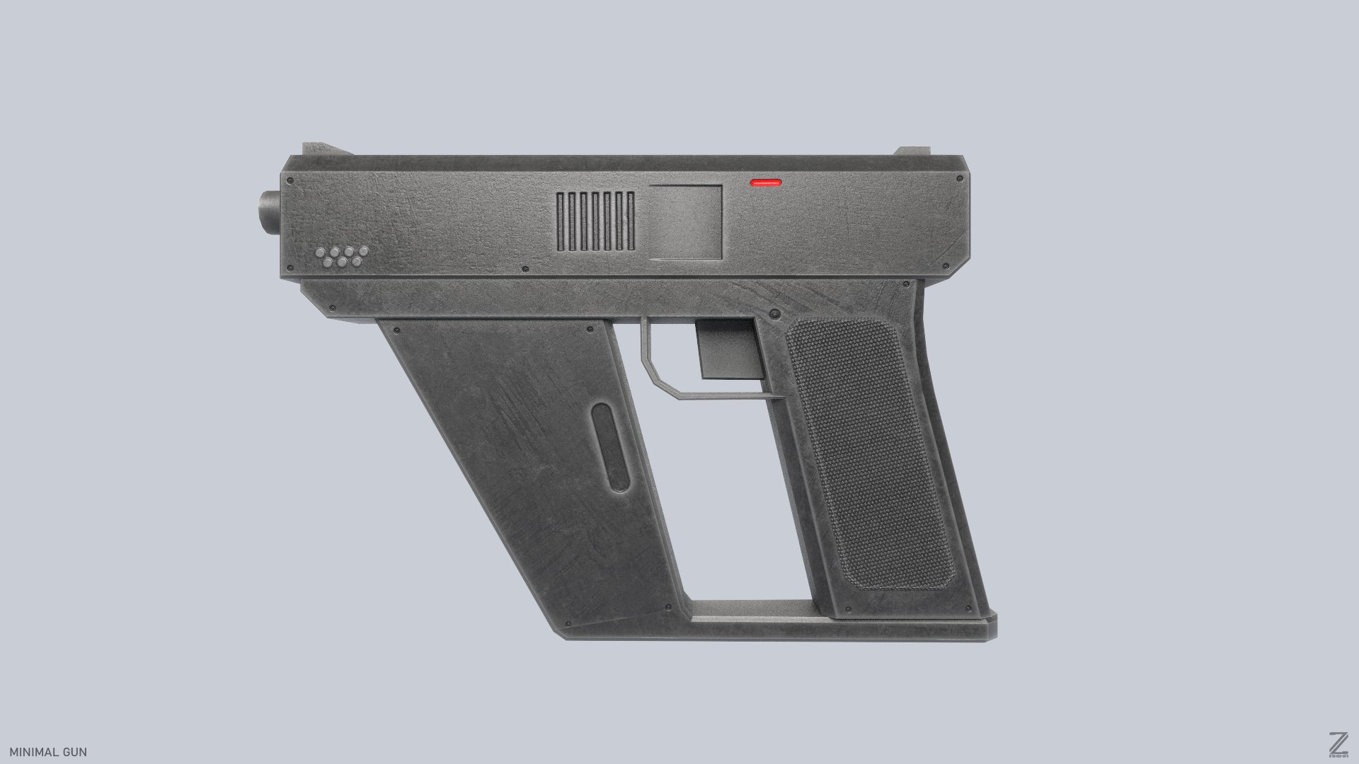 Minimal Gun Model - TurboSquid 2390923