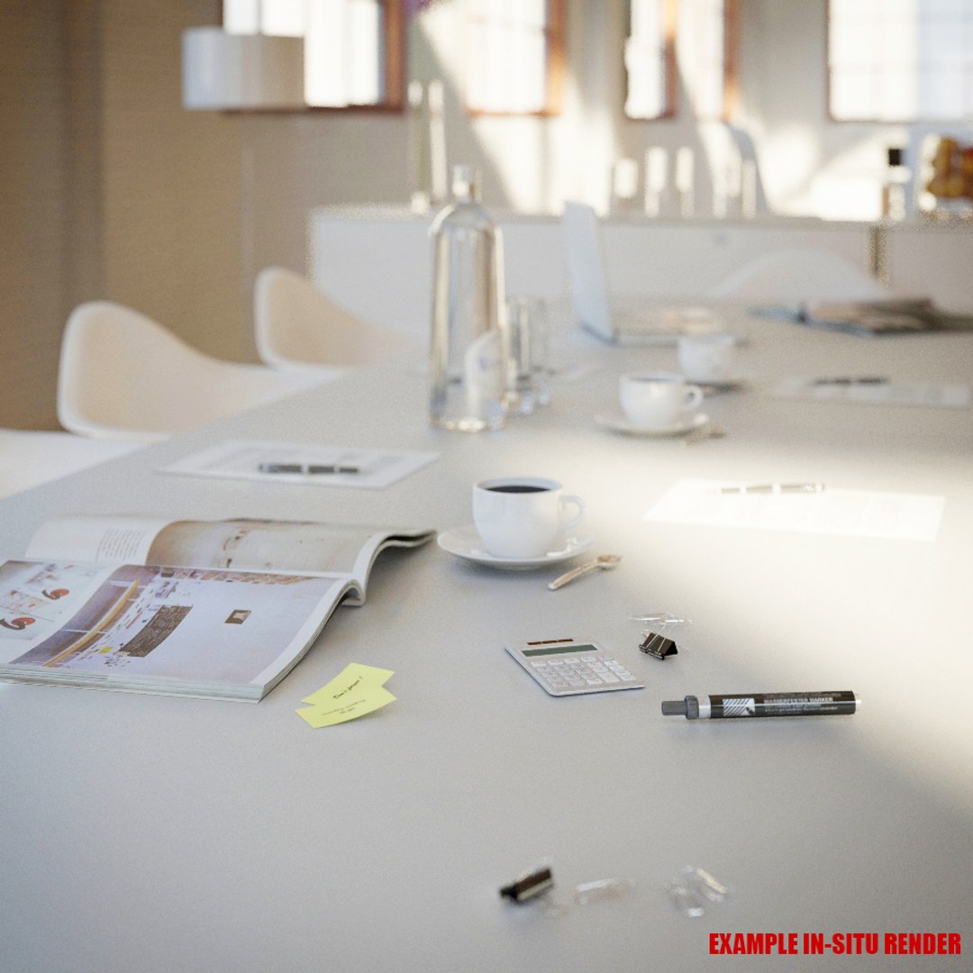 3d conference table model