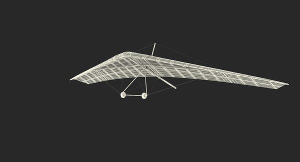 3D flexible wing hang glider - TurboSquid 1297581