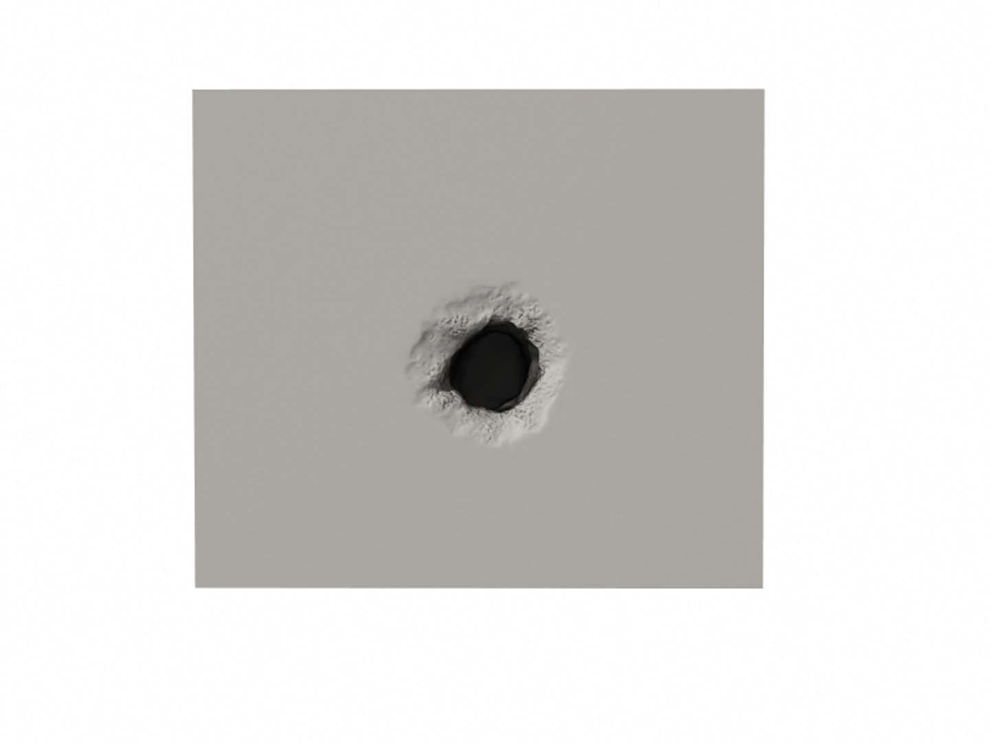 Bullet Hole 3d Model
