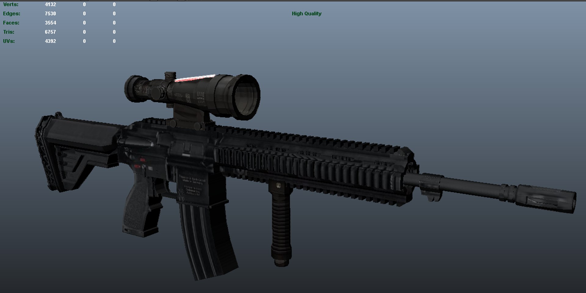 3d Model M27 Iar