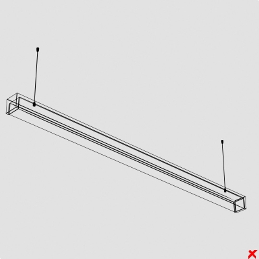 3d lamp ceiling model