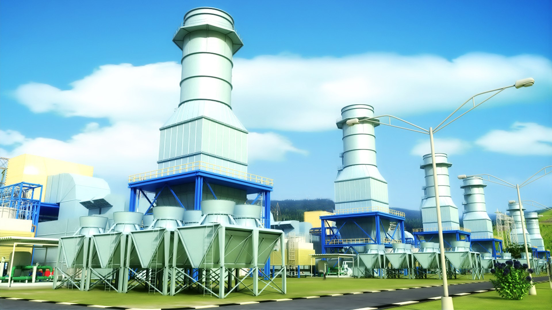 3d Model Electrical Plant