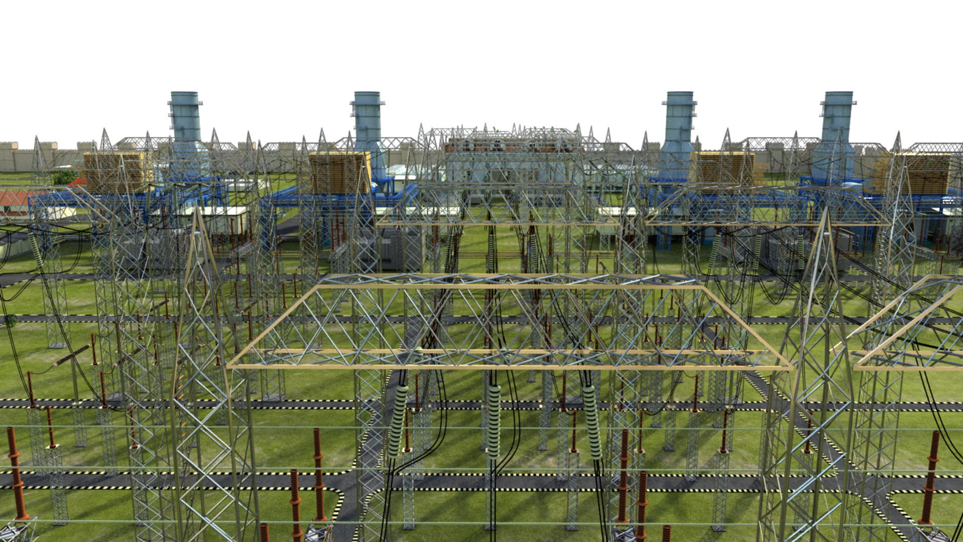 3d Model Electrical Plant